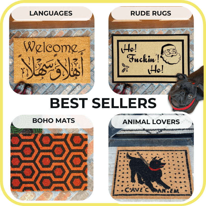 Damn Good Doormats: Art you can wipe your feet on!